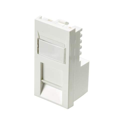 Excel Cat6 Utp Rj45 Low Profile Module - White - 100-366 - Low Profile ...