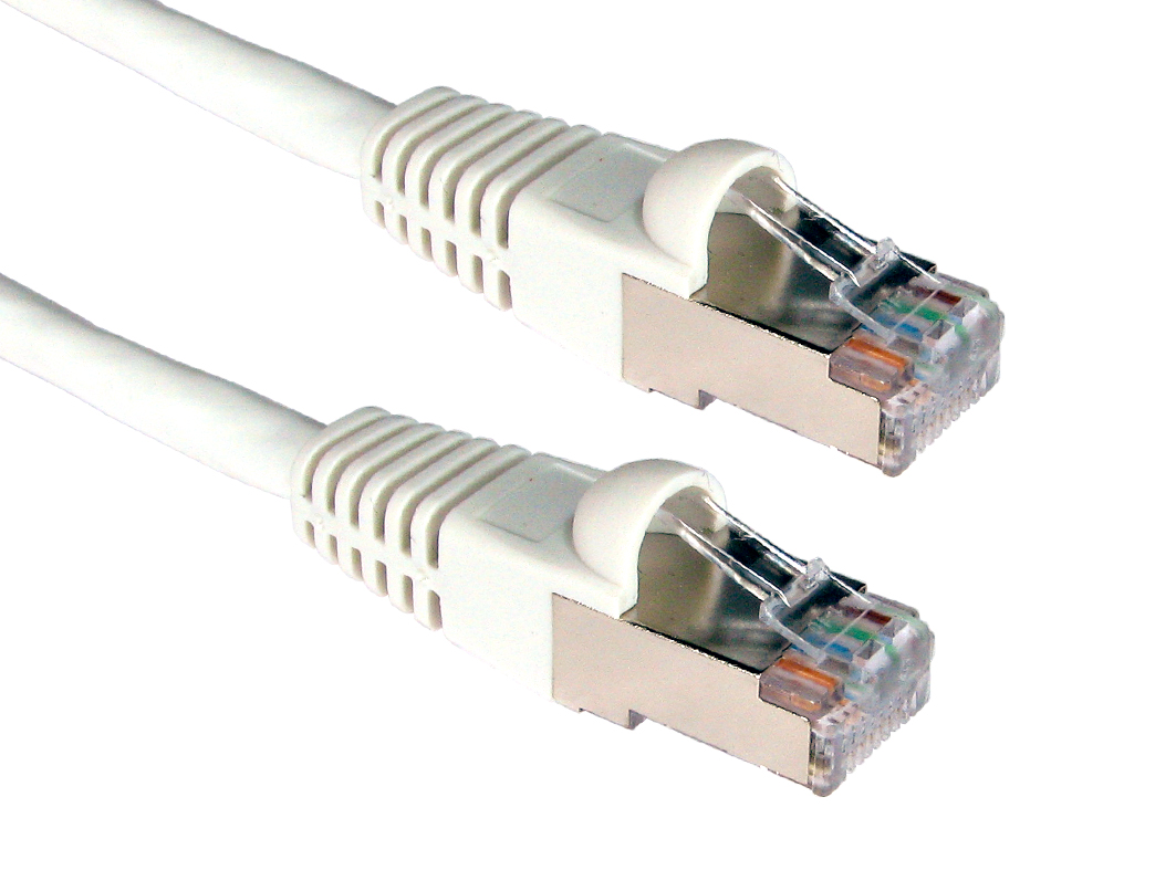 Cat6a Patch Lead S Ftp 30m - White - Art-130w - Cat6a S Ftp Patch Leads ...